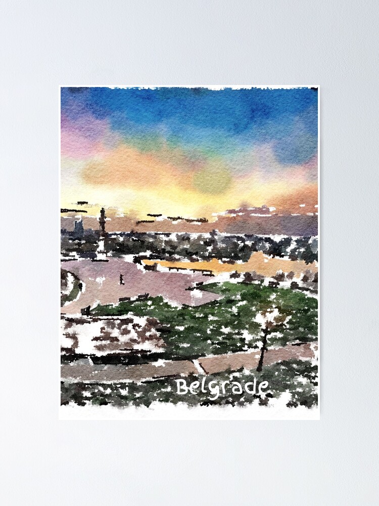 "Beograd Belgrade Belgrado 43" Poster for Sale by Dentalism | Redbubble