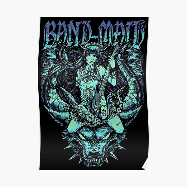 "Best Japan Metal Band Artwork" Poster by eplaskitt07 | Redbubble