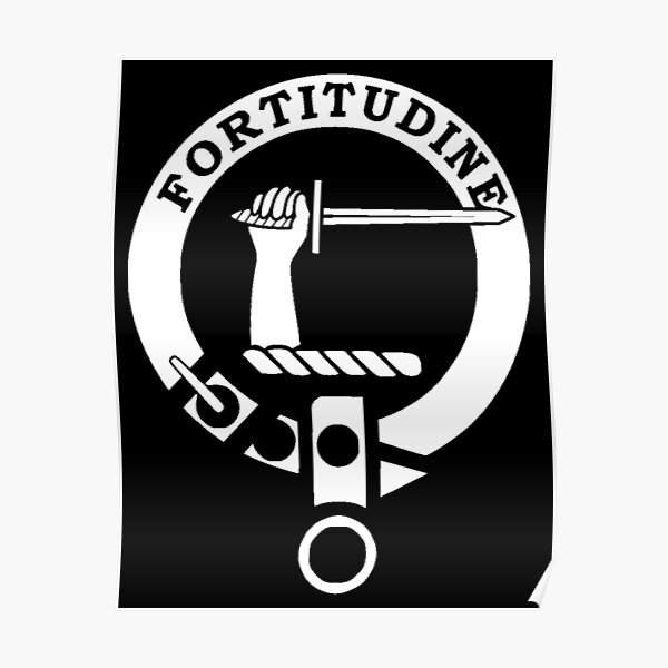 "Crest Badge of Clan Macrae" Poster by Shav | Redbubble