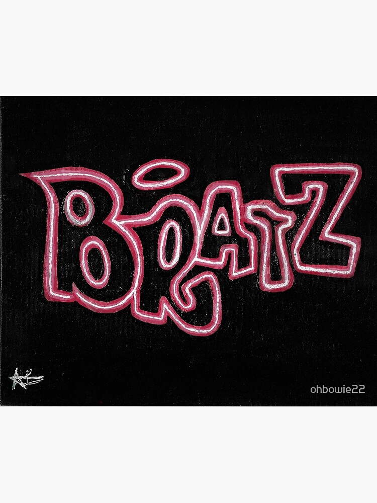 "Bratz logo in neon lights " Art Print by ohbowie22 | Redbubble