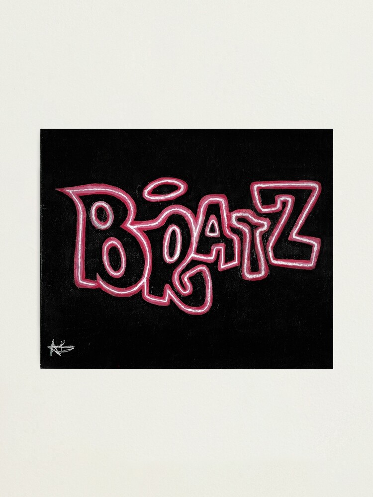 "Bratz logo in neon lights " Photographic Print for Sale by ohbowie22 ...
