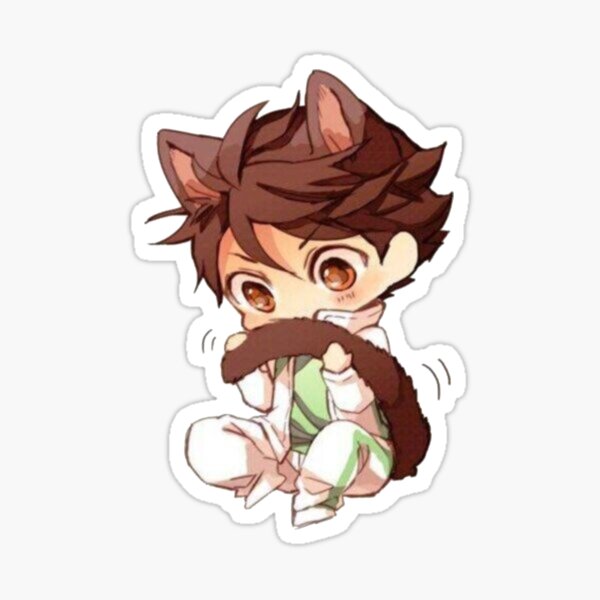 "Oikawa (Haikyu)" Sticker for Sale by anjlackner | Redbubble