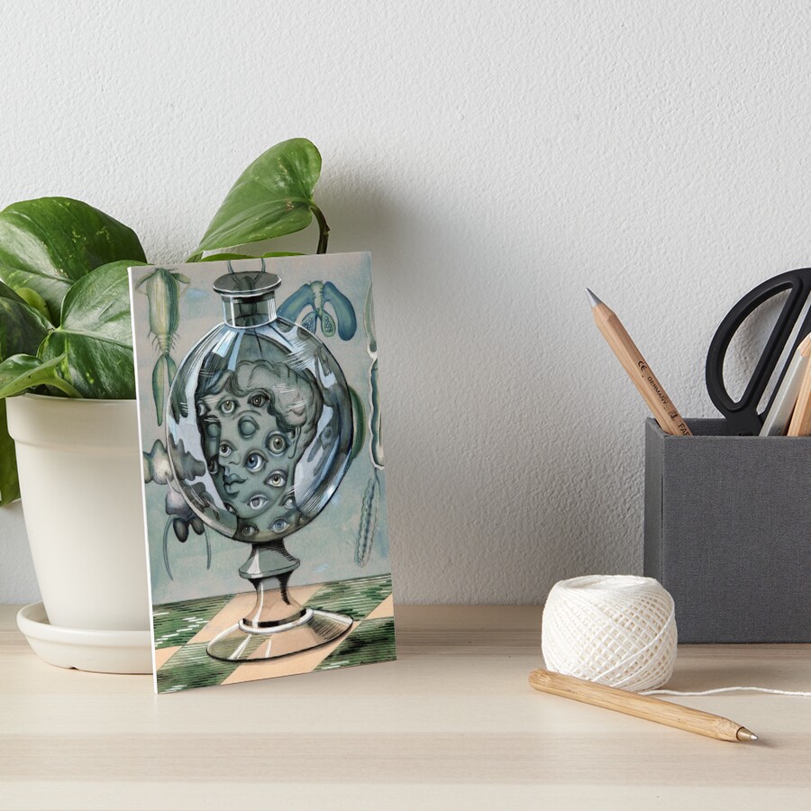 "Psychedelic Museum, by Edith Rimmington" Art Board Print by ...