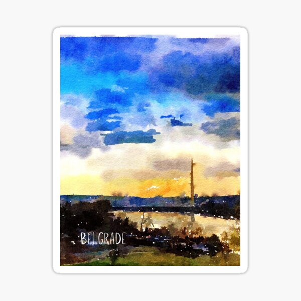 "Some past days that will be Love Beograd Belgrade 55" Sticker for Sale ...