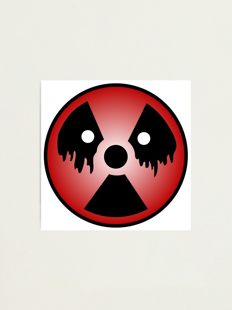 "Scary red radioactive face" Photographic Print by QuickSilverfish ...