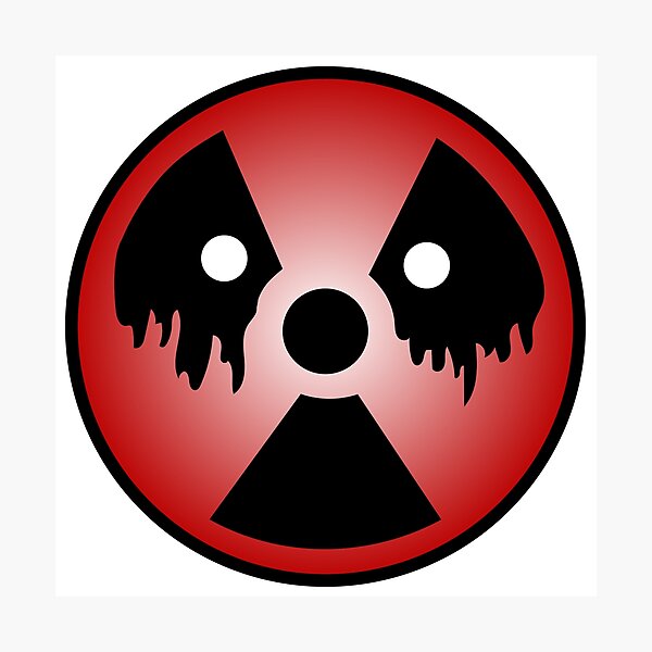 "Scary red radioactive face" Photographic Print by QuickSilverfish ...