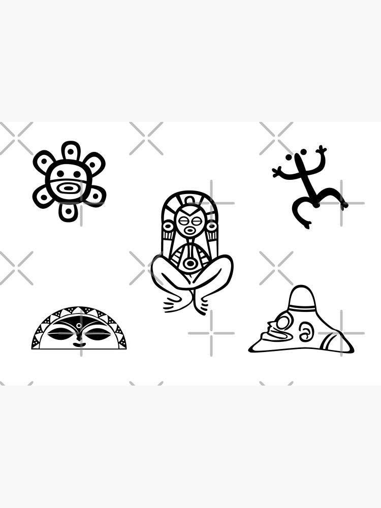 Póster «Puerto Rico Tainos Coqui Cemi Atabey Sol Taino y Luna» de ...