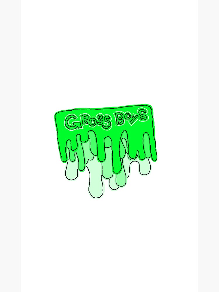 "Gross Boys" Sticker by DTennyDoes | Redbubble