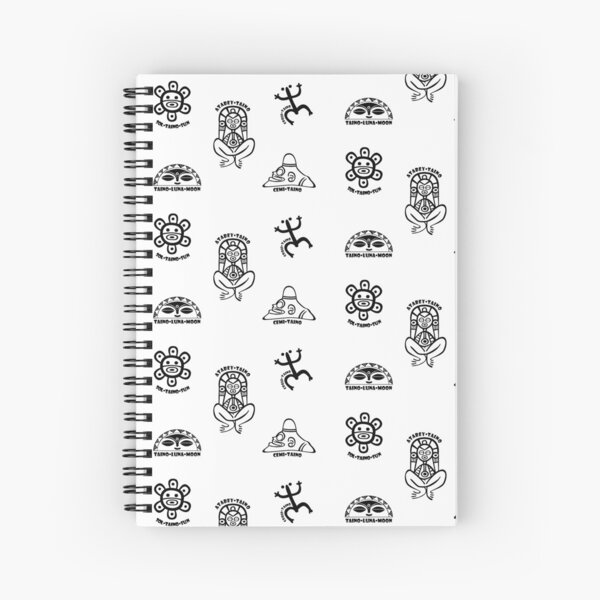 "Puerto Rico Tainos Coqui Cemi Atabey Taino Sun & Moon Names" Spiral ...