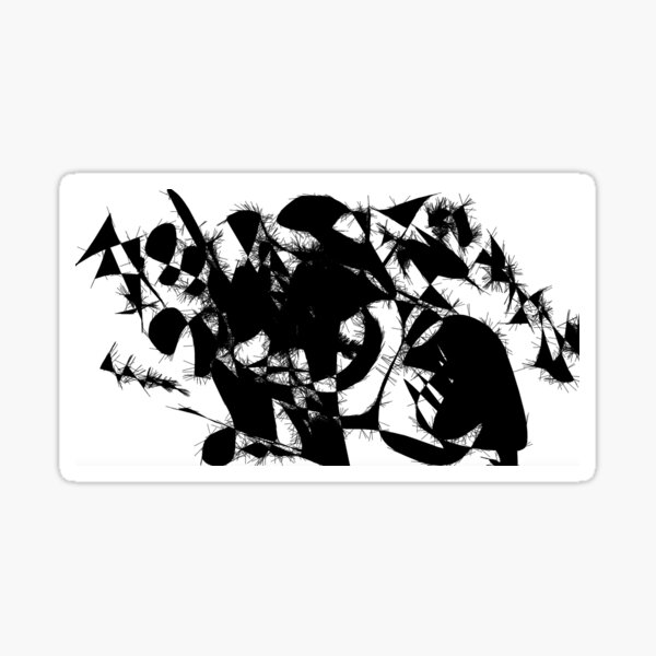 "Spooky Spiky Darkness" Sticker for Sale by stephip26 | Redbubble