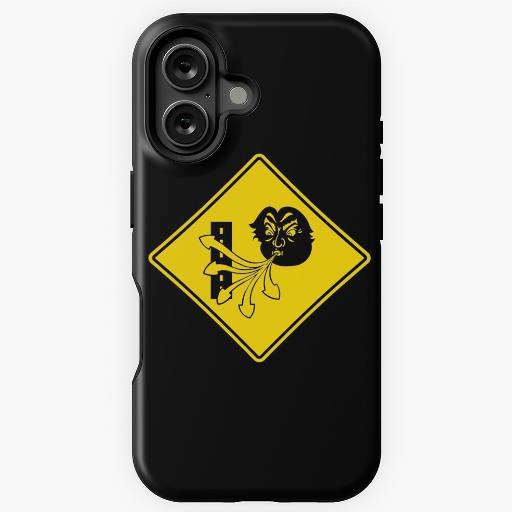 "Quebec strong crosswinds winds windy warning sign" Sticker for Sale by ...