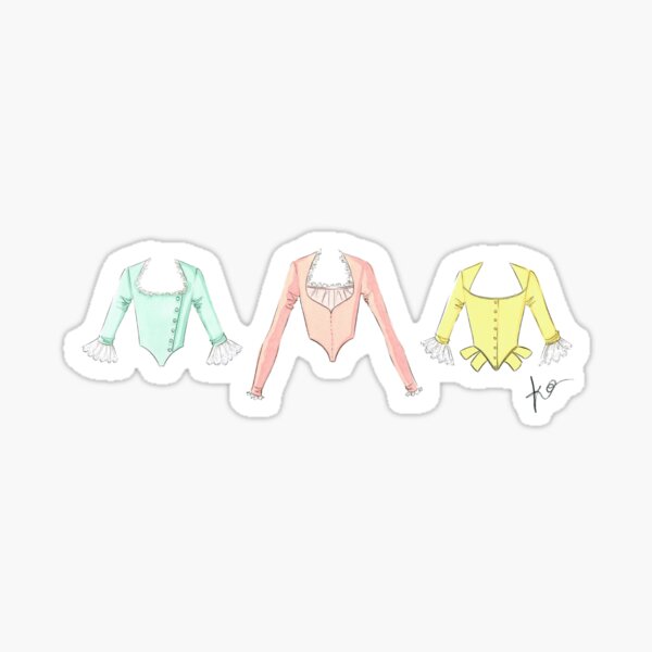 "Colonial Bodices" Sticker for Sale by viscountess | Redbubble