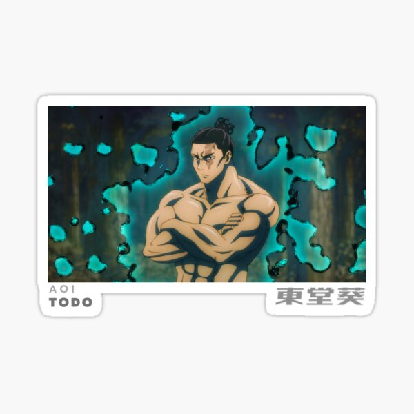 "Jujutsu Kaisen - Aoi Todo I" Sticker for Sale by aoi-anime | Redbubble