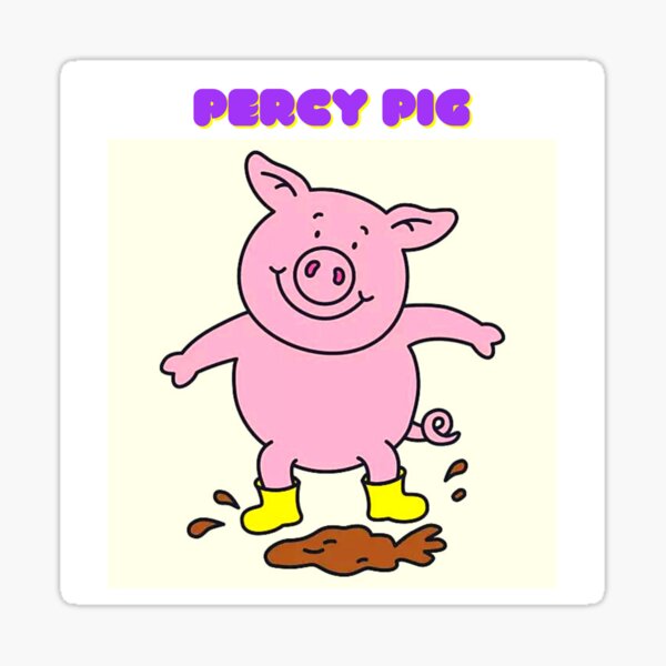Percy Pig Stickers | Redbubble