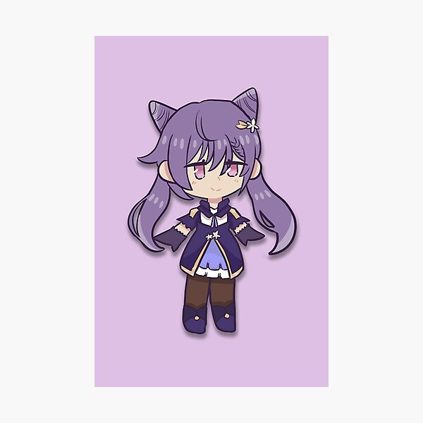 Impression photo « Genshin Impact Chibi Keqing Fan Art », par uwu-kitty ...