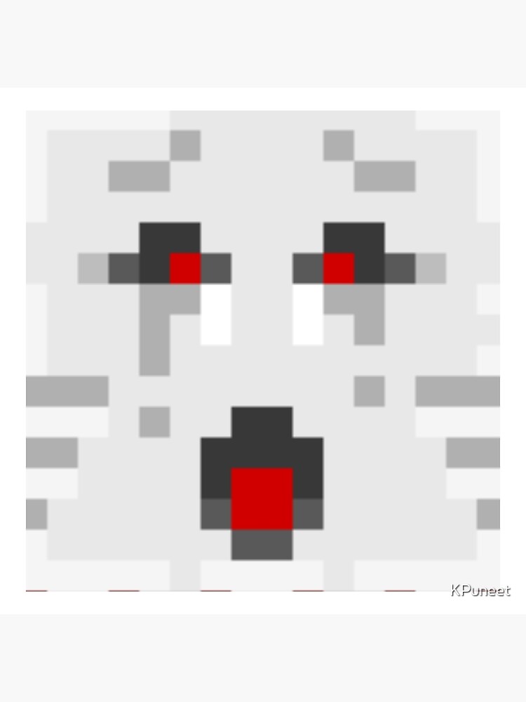 "Minecraft Ghast face" Photographic Print for Sale by KPuneet | Redbubble
