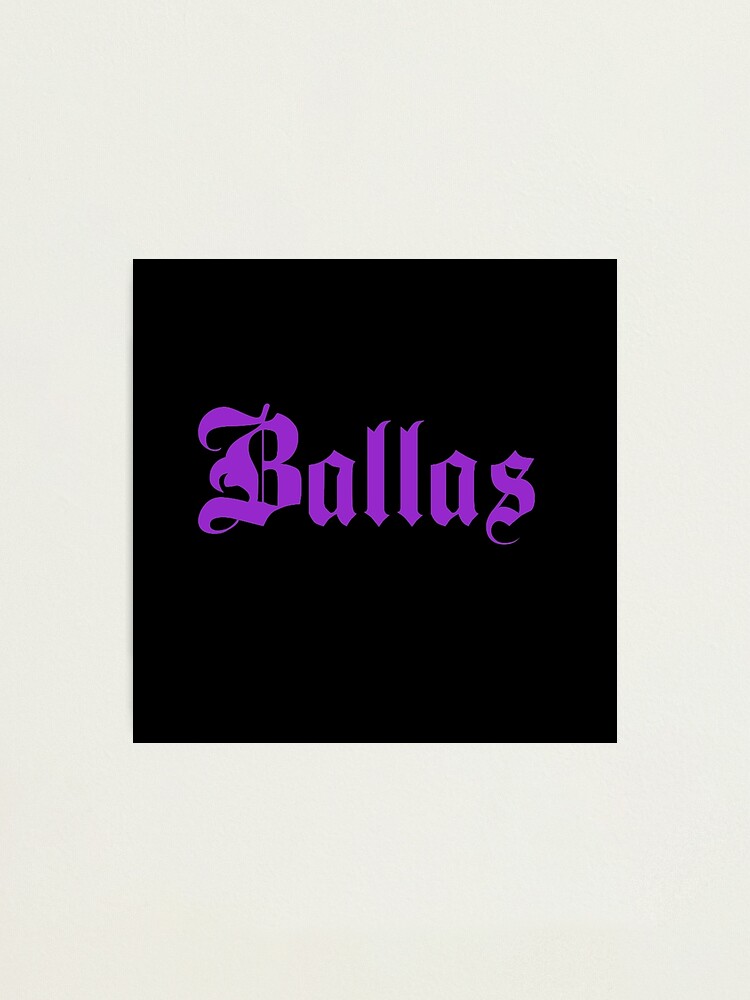 "Ballas Logo San Andreas " Photographic Print for Sale by Kovachh ...
