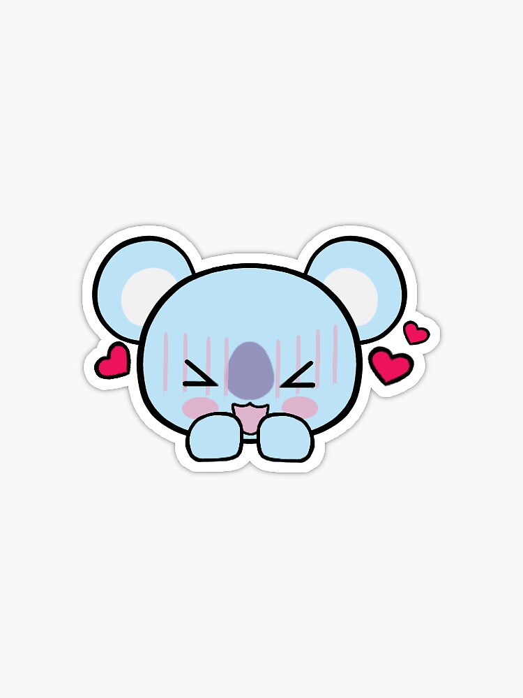 "Bts sticker Koya" Sticker for Sale by Purpleegg | Redbubble