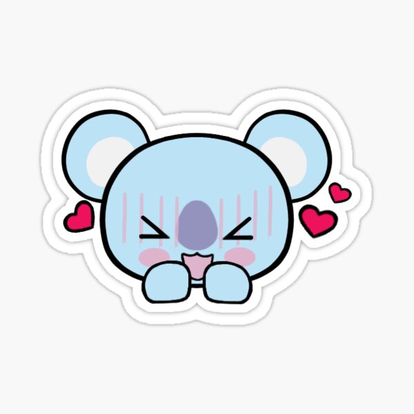 "Bts sticker Koya" Sticker for Sale by Purpleegg | Redbubble