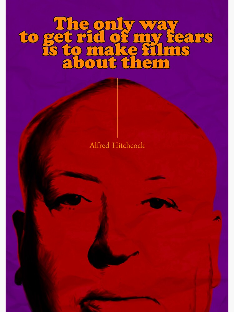 Alfred Hitchcock Quote 2 Sticker For Sale By Pahleeloola Redbubble