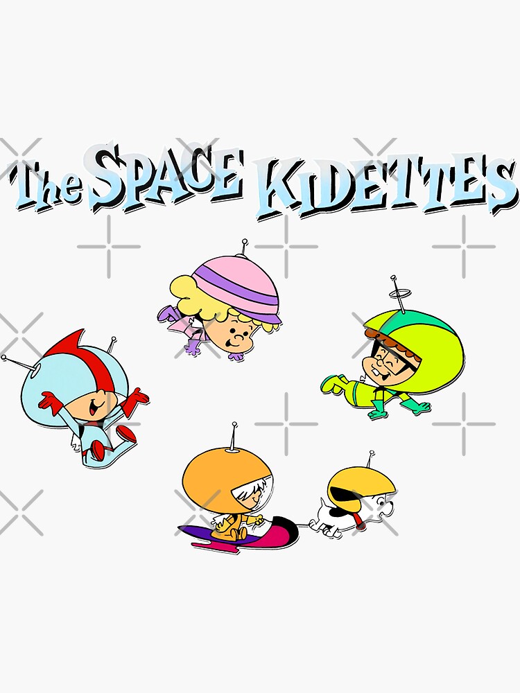 "Space Kidettes 60s Retro Tribute" Sticker by 90snerd | Redbubble