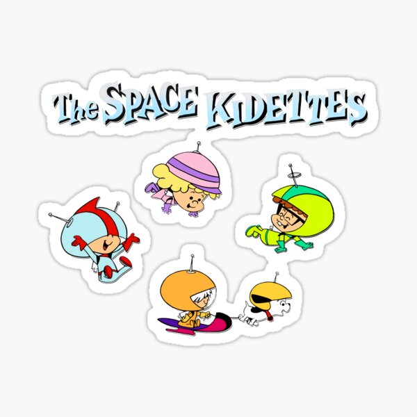 "Space Kidettes 60s Retro Tribute" Sticker by 90snerd | Redbubble