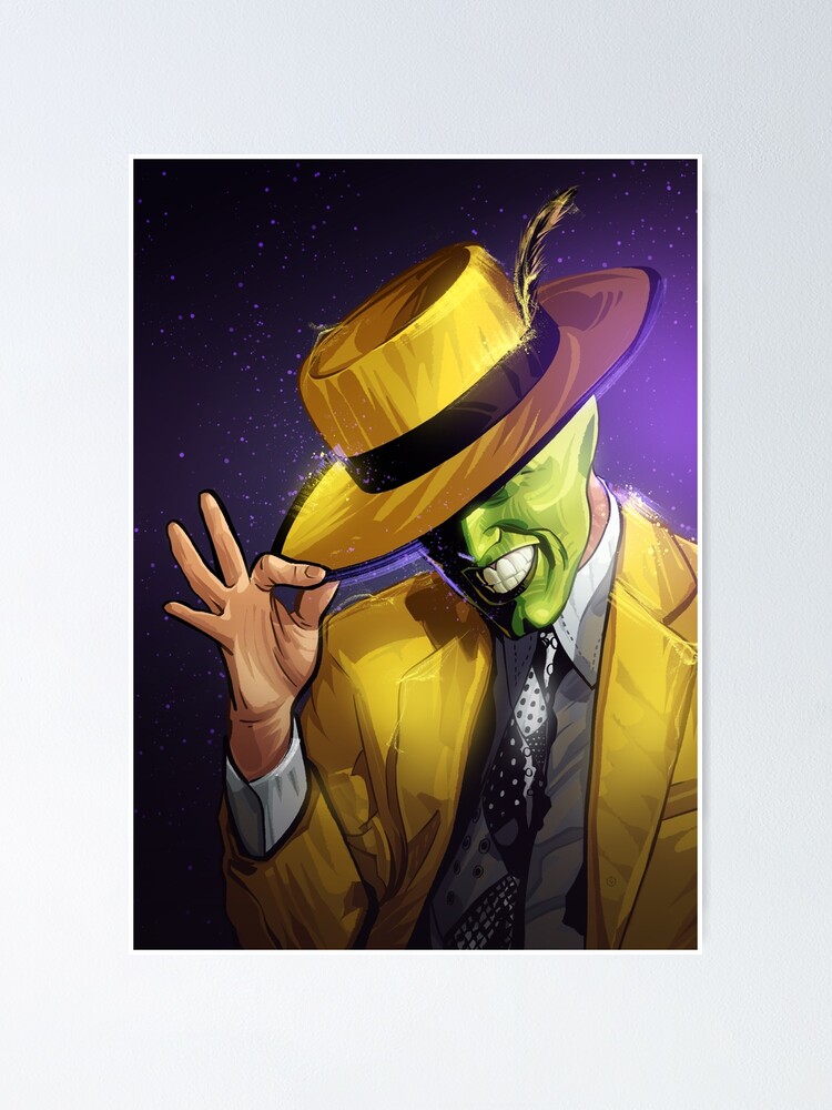 "The Mask" Poster for Sale by Nikita Abakumov | Redbubble