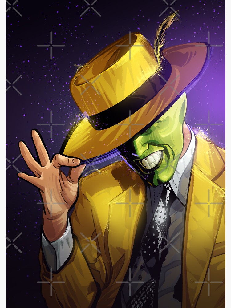 "The Mask" Sticker by n-abakumov | Redbubble