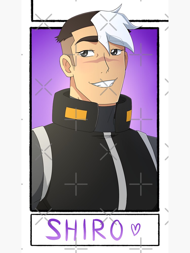 "Six Fanarts - Shiro" Sticker for Sale by DragonAnalei | Redbubble