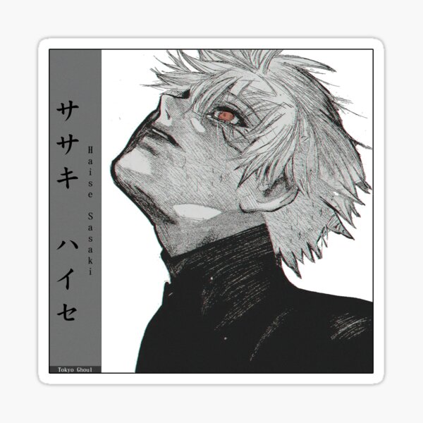 "Ken Kaneki Haise Sasaki Tokyo Ghoul Stickers / Tshirt" Sticker for ...