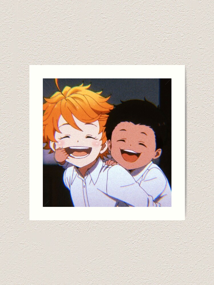 "Aesthetic Emma & Phil - The Promised Neverland" Art Print by ...