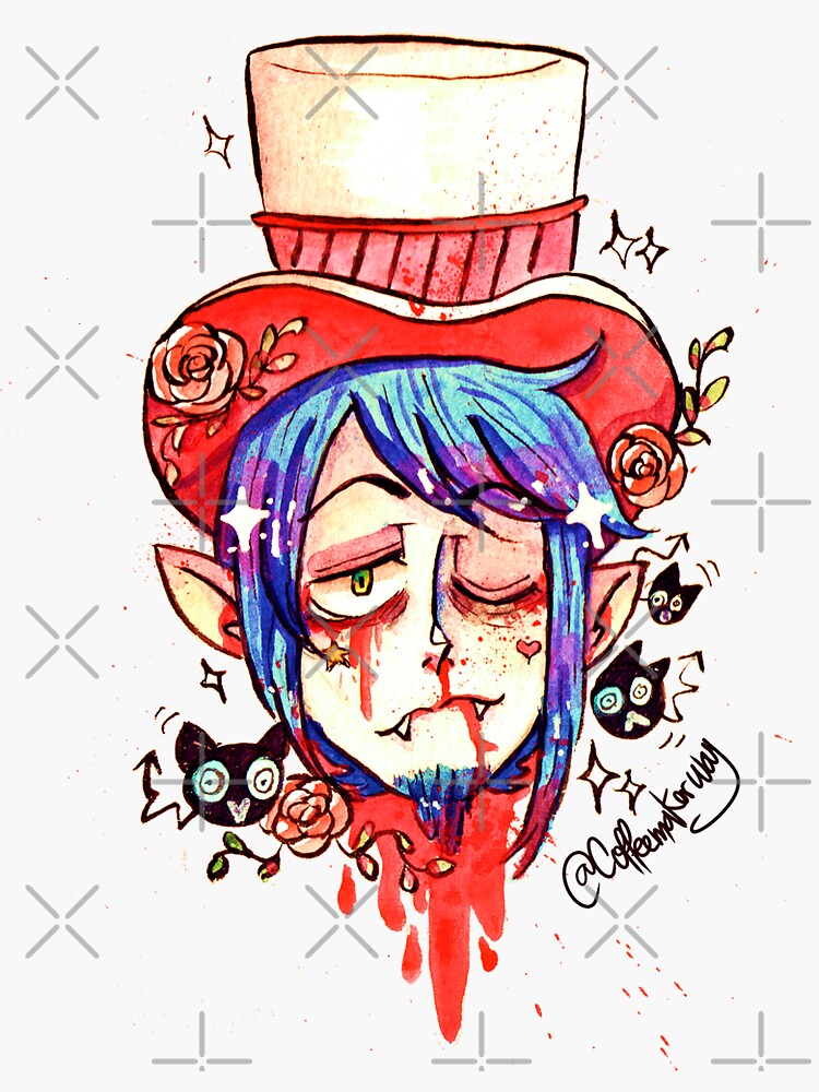 "Mephisto" Sticker for Sale by coffeemakerway | Redbubble