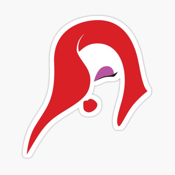 "Jessica Rabbit" Sticker for Sale by erinpriest | Redbubble