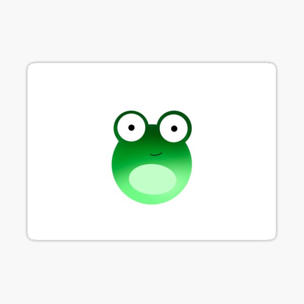 "Frog Blob" Sticker for Sale by mayascia | Redbubble