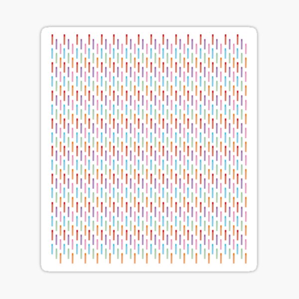 "Plastic Popsicle Scatter " Sticker by Poison-Antidote | Redbubble