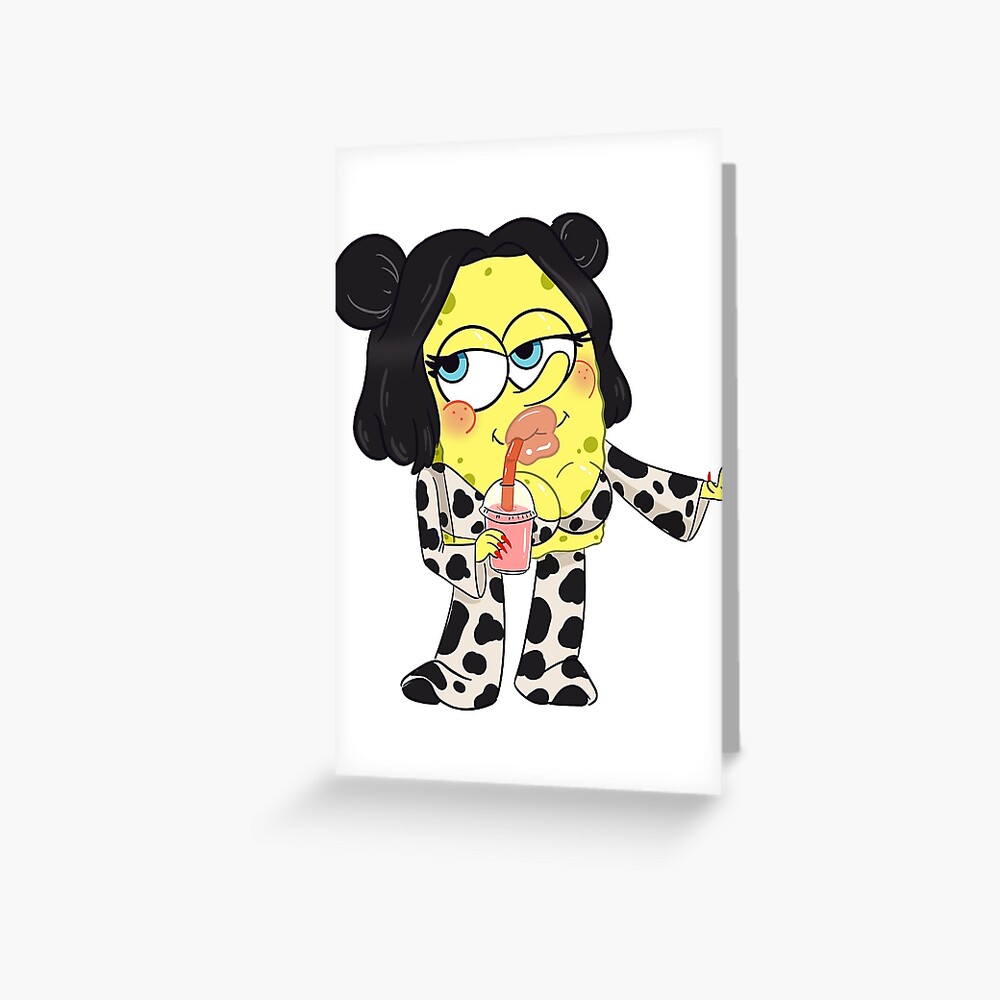 Tarjetas de felicitación «Doja Cat Bob Esponja» de Moonpaperr | Redbubble