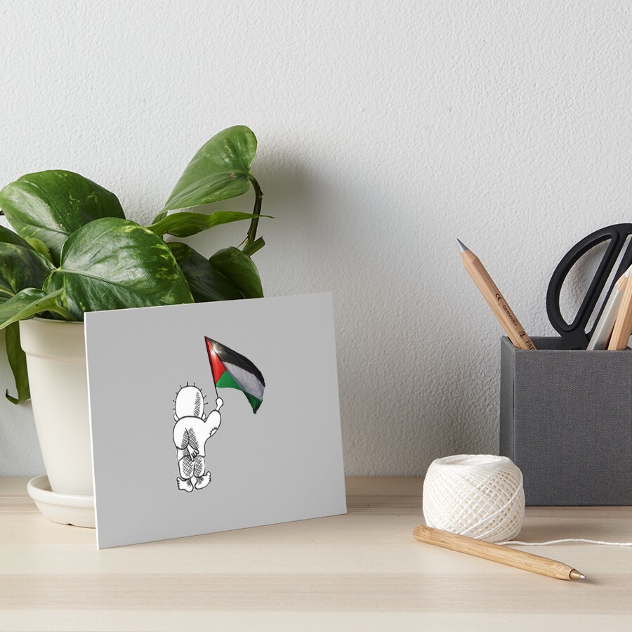 "Handala - Free Palestine Symbol" Art Board Print by Bododobird | Redbubble