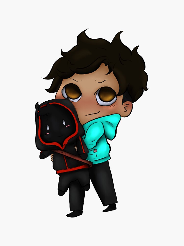 "Skeppy chibi" Sticker for Sale by teaorama | Redbubble