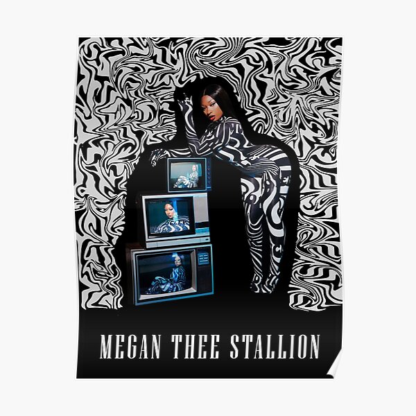 "megan thee stallion " Poster for Sale by brynnfuss | Redbubble