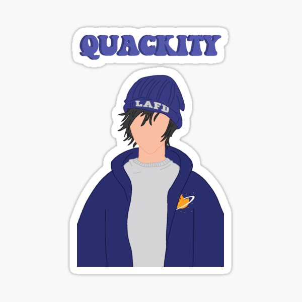 "Quackity- Stickertok" Sticker for Sale by irrelevantaira1 | Redbubble