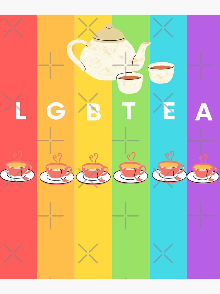 "Boba Tea LGBTea Lgbt Pride Rainbow" Sticker for Sale by ucinelm ...