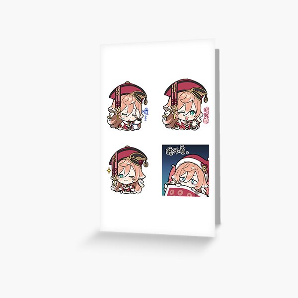 "Yanfei - Genshin Impact" Greeting Card for Sale by Aka-Hanako | Redbubble