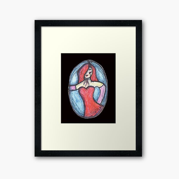 Jessica Rabbit Fan Art Framed Prints | Redbubble
