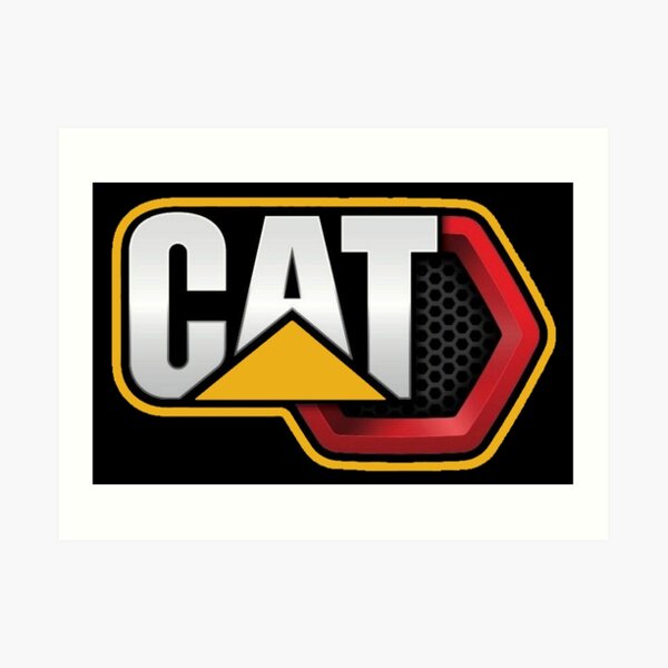 "TRACTOR-CATERPILLAR NEW LOGO" Art Print for Sale by IonaRBrown | Redbubble