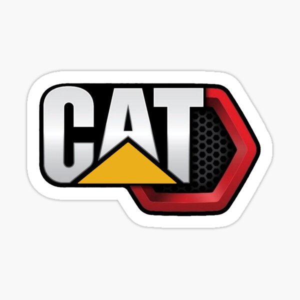 Pegatina «TRACTOR-CATERPILLAR NUEVO LOGO» de IonaRBrown | Redbubble
