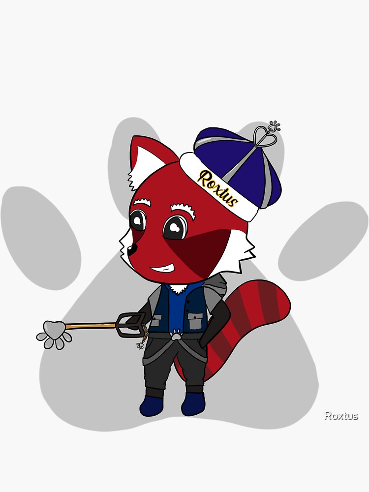 "Rox Red Panda KH" Sticker for Sale by Roxtus | Redbubble