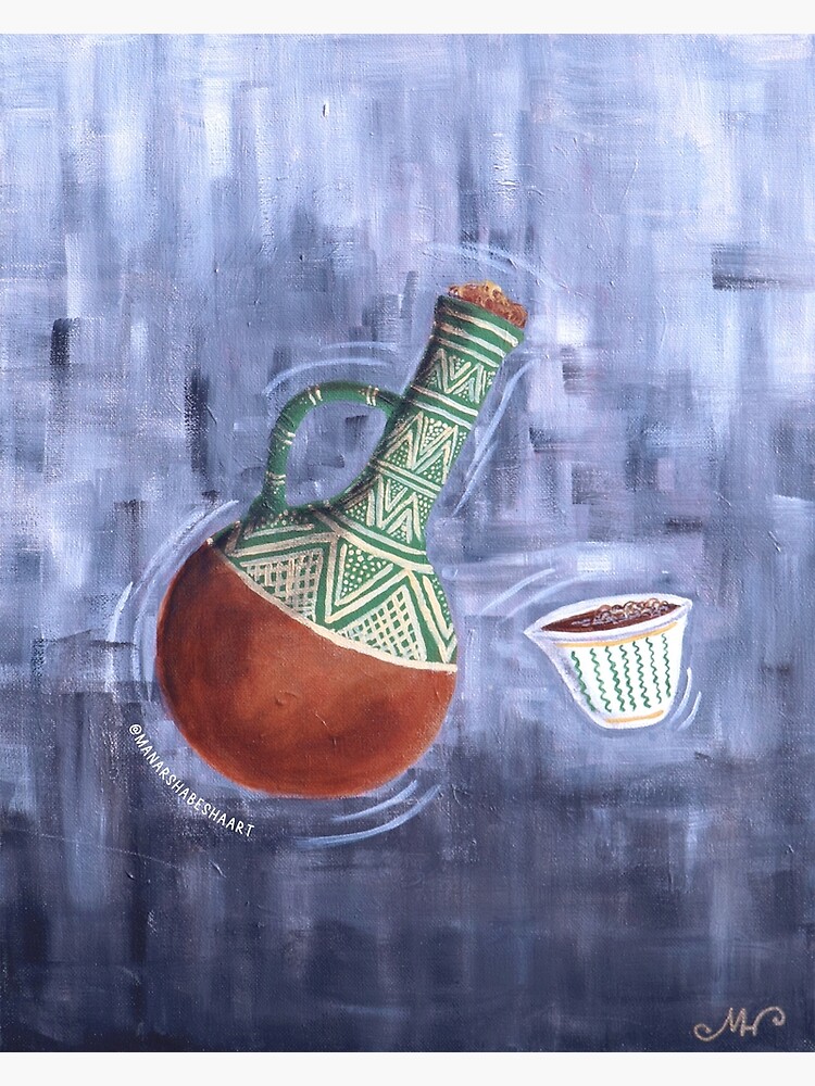 "Habesha Jebena and finjaan Traditional East African Coffee Painting ...