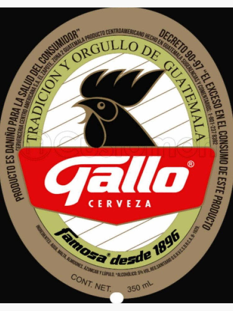 "gallo cerveza Phone case" Art Board Print for Sale by IoanelaYN ...