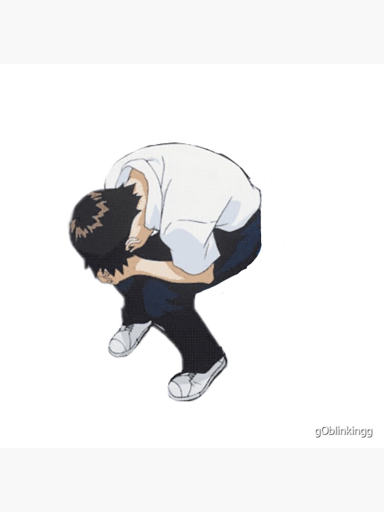 "shinji sitting" Poster for Sale by g0blinkingg | Redbubble
