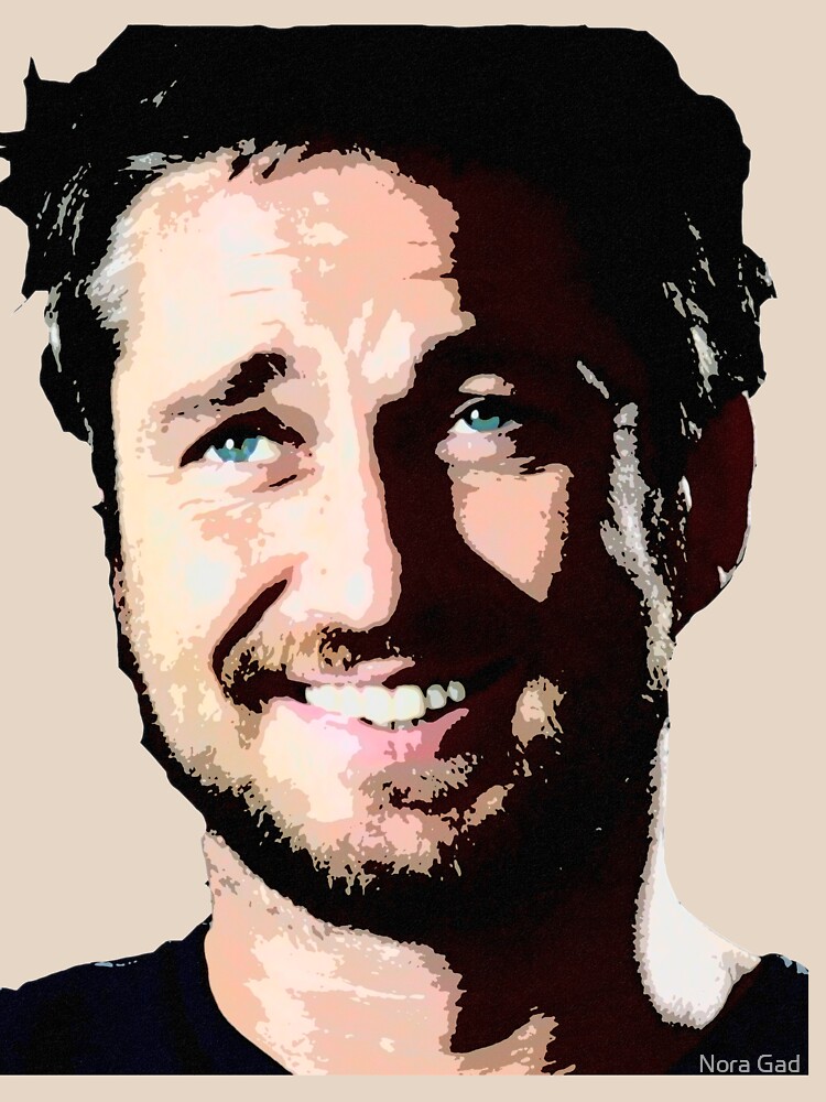 "Gerard Butler coloured" T-shirt by NoraMohammed | Redbubble | gerard ...